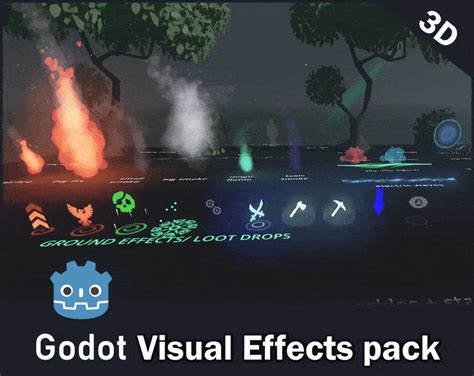 Godot Visual Effects Pack Free Icons Pack Expansion Godot Vfx