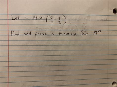 Solved Let ON Z Find And Prove A Formula For An Chegg