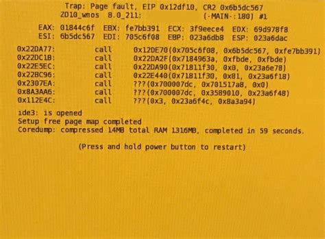 ‎trap page fault dell technologies