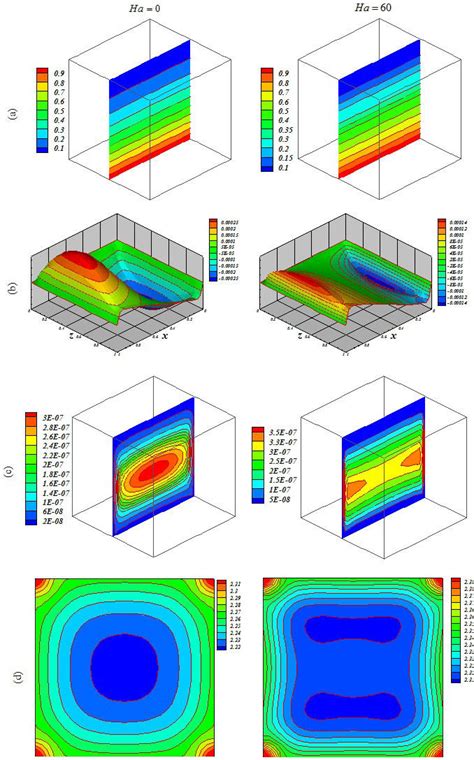 Influence Of Lorentz Forces On A Isotherm B Streamlines C Download Scientific Diagram