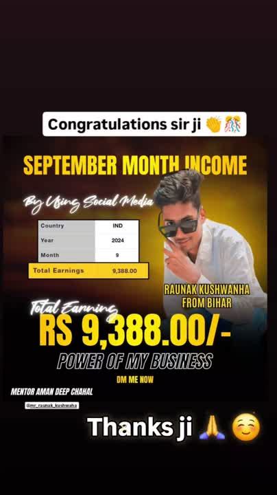 Raunak Kumar On Linkedin My 1 Week Earning
