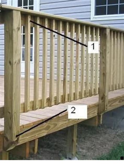 Deck Post Spacing For Railing At Jimmy Ray Blog