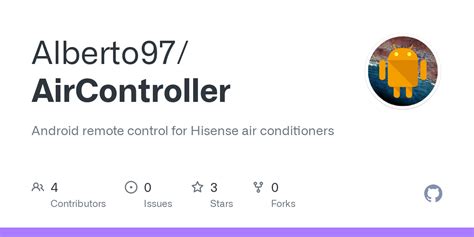 GitHub Alberto AirController Android Remote Control For Hisense Air Conditioners