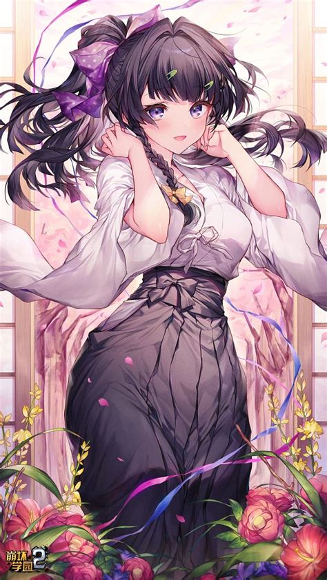 Raiden Mei Houkai Gakuen Mobile Wallpaper By Hoyoverse