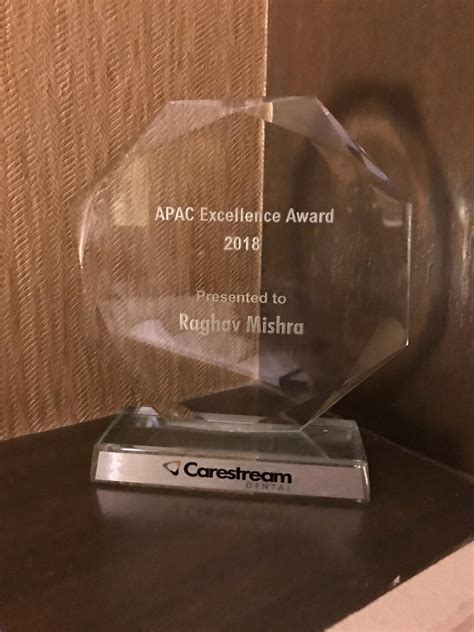 Raghav Mishra On Linkedin Award Recognition Glad To Be Part Of An