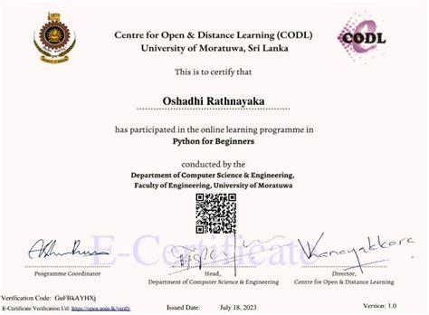 oshadhi rathnayaka on linkedin python universityofmoratuwa codl facultyofengineering
