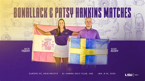 Lsu Golfers Rocio Tejedo Algot Kleen Named To European Squads For January Event Lsu