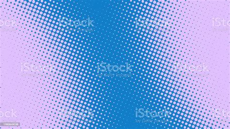 팝 아트 만화책 스타일의 파란색과 보라색 슈퍼 히어로 배경 만화 하프톤 배경 도트 디자인 벡터 일러스트 레이 션 Eps10 고풍스런에 대한 스톡 벡터 아트 및 기타 이미지