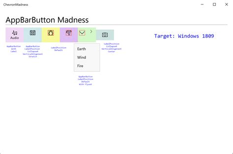 AppBarButton With Flyout With Chevron In Issue Microsoft Microsoft Ui Xaml GitHub