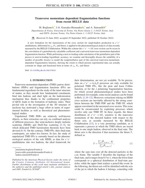 Pdf Transverse Momentum Dependent Fragmentation Functions From Recent
