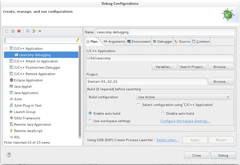 C Debugging In Eclipse Luna Stack Overflow