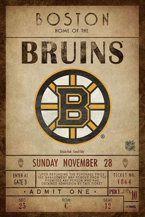 Printable Bruins Tickets Printable Word Searches