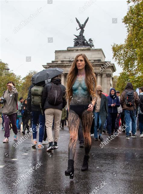 Conservationist Hannah Bourne Taylor Marches Naked Speakers Editorial