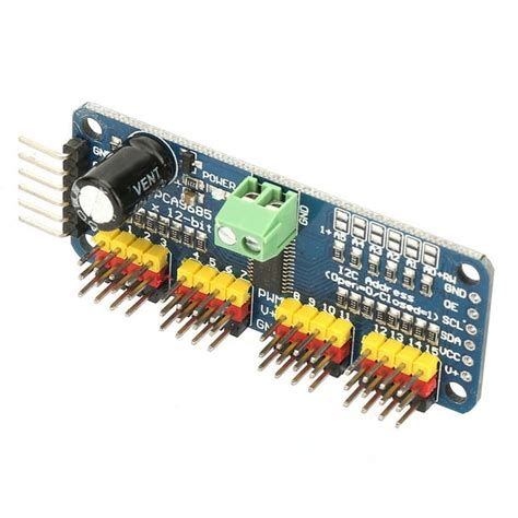 Pca9685 16 Canales 12bit Pwm Servo Shield Motor Driver I2c Módulo 40
