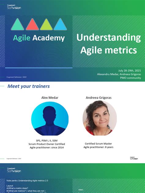 Understanding Agile Metrics 31pptx Pdf Performance Indicator Variance
