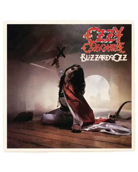 Ozzy Osbourne Blizzard Of Oz Album Ceramic Coaster Retrofestiveca