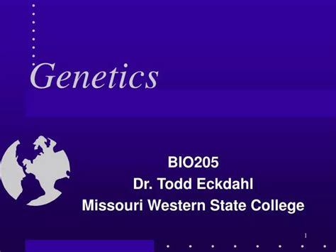 PPT Genetics PowerPoint Presentation Free Download ID 58430