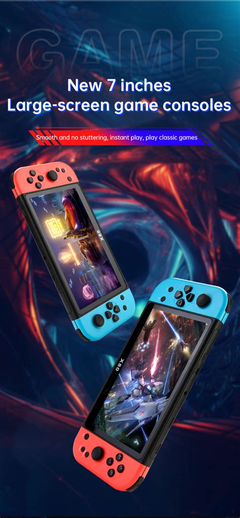7 Inch X80 Handheld Game Console