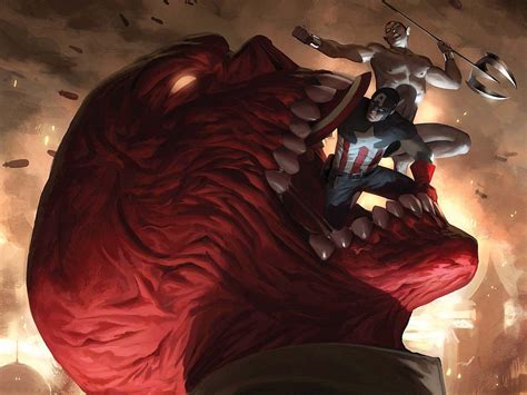 Red Skull Marvel Comics Wallpapers Wallpaper Cave