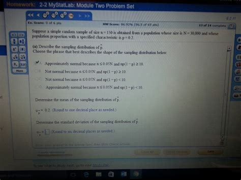 solved homework 2 2 mystatlab module two problem set 8211