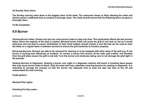 Kitchen Operation Manual Doc Home Appliances Home And Garden