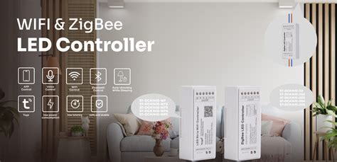 St Dca141e Top Quality Wifi Zigbee Customizable 3 In 1 Multicontrol Led Strip Wifi Controller St Dca141e Top Quality Wifi Zigbee Customizable 3 In 1 Multicontrol Led Strip Wifi Controller