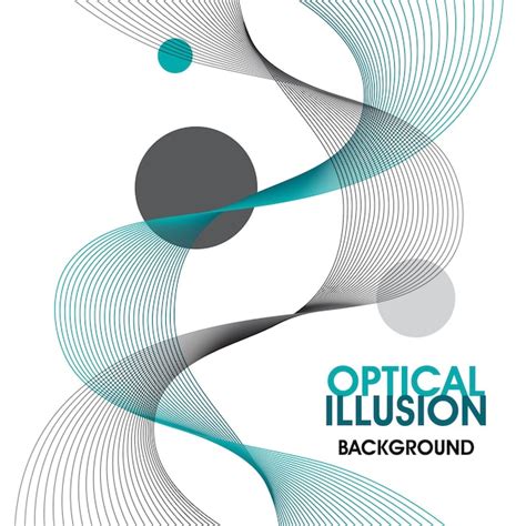 Premium Vector Optical Illusion Background Lines Background