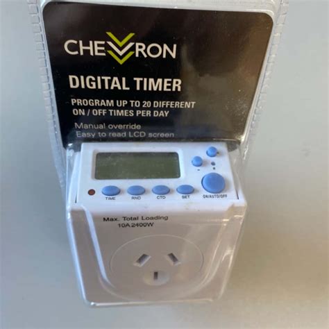 Chevron Digital Timer Power Point Timer New In Package S