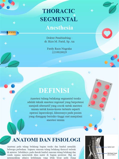 Thoracic Segmental Anesthesia Fix Pdf Thoracic Segmental Anesthesia Fix Pdf