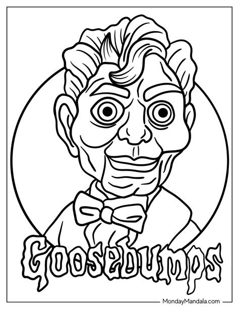 Goosebumps Worksheets Goosebumps Coloring Pages Printable