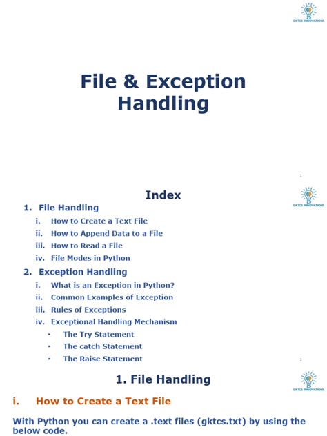 8 file exception handling pdf parameter computer programming