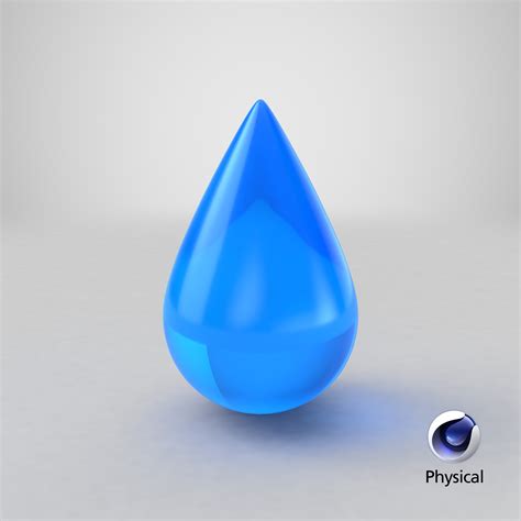 3d Water Drop Model Turbosquid 1672612