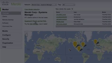 Cisco Meraki Systems Manager Meraki Mdm Insight Uk