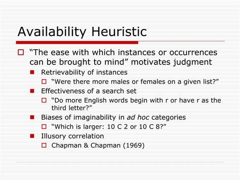 Ppt Heuristics And Biases Powerpoint Presentation Free Download Id