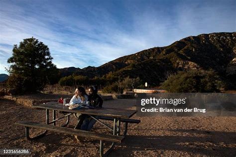 Hikers Lori Kassabian Left And Berj Parseghian Right Enjoy A News Photo Getty Images