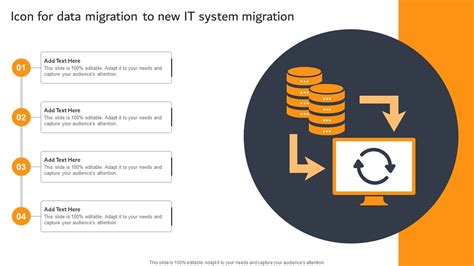 Icon For Data Migration To New It System Migration Ppt Powerpoint Presentation Professional Grid Pdf