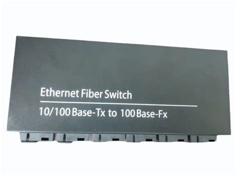 Ethernet Fiber Switch 10 100 Base Tx To 100 Base Fx Blue At ₹ 2500 Piece In Hyderabad