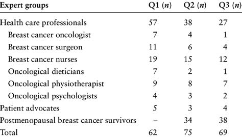 Overview Of Delphi Participants Download Scientific Diagram