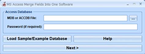 MS Access Merge Fields Into One Software