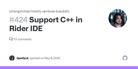 support c in rider ide · issue 424 · izhangzhihao intellij rainbow