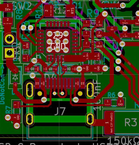 Usb C To Esp32 Routing Help R Printedcircuitboard