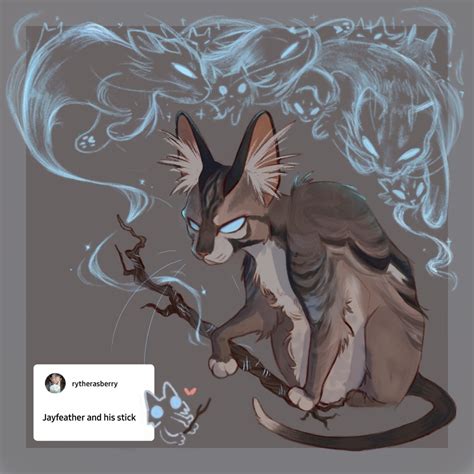 Jayfeather And His Stick The Jayfeather Jay Jay Fangirl Club The