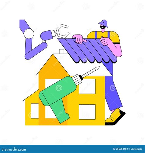 Automated Construction Line Icons Collection Robotics Prefabrication D Printing Assembly