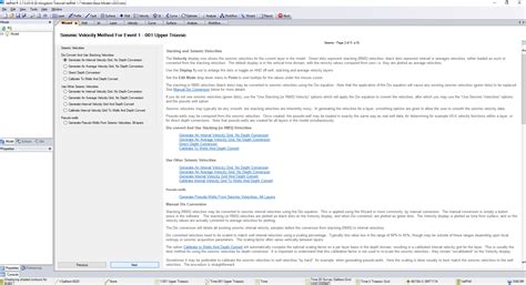 How To Use Kriging With External Drift Velpak Seismic Inversion