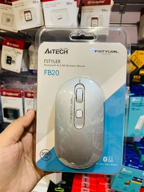 A Tech Fstyler FB Bluetooth G Wireless Mouse Icy White Computers Tech Parts
