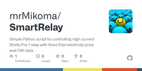 Github Mrmikomasmartrelay Simple Python Script For Controlling High