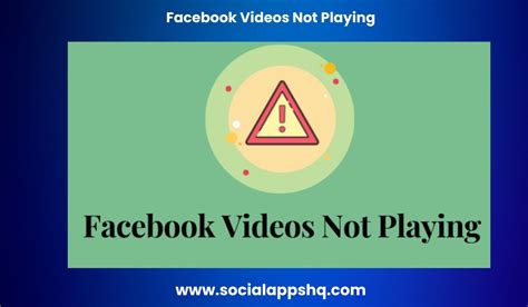 How To Fix The Facebook Videos Not Playing Issue