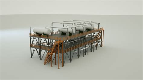 천연 가스 빌딩 2 3d 모델 49 C4d Free3d