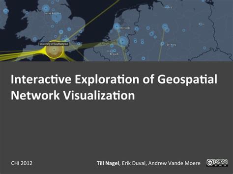 interactive exploration of geospatial network visualization pdf