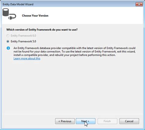 Creating An Entity Data Model Using The Entity Data Model Wizard